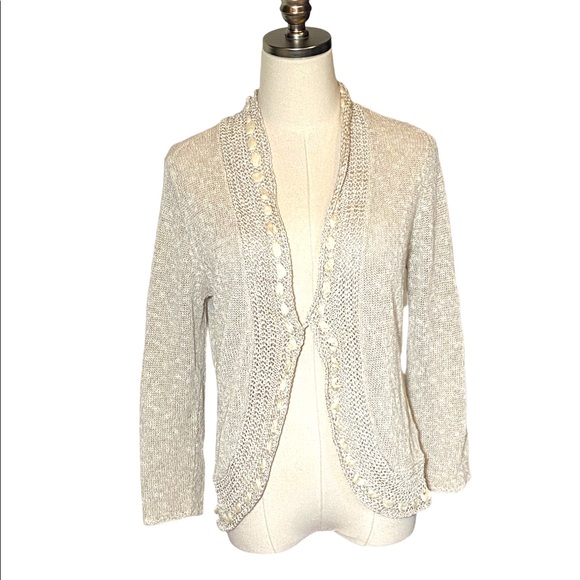 Coldwater Creek | Sweaters | New Coldwater Creek Crescent Hem Cardigan ...